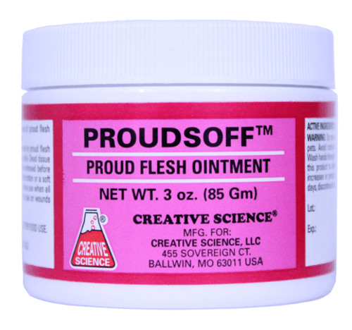 Proudsoff Proud Flesh Ointment 3 Oz Wound Care for Horses – Fine ...