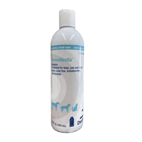DermaBenss Antibacterial & Antimicrobial Shampoo for Dogs Cats and Hor ...