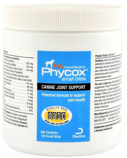 Phycox HA Small Bites Joint Supplement for Dogs 120 Chews ...