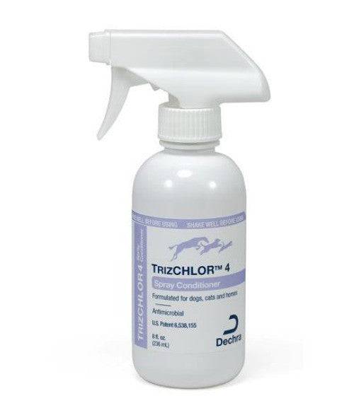 TrizCHLOR 4 Antimocrobial Spray Conditioner for Dogs Cats and Horses 8 ...