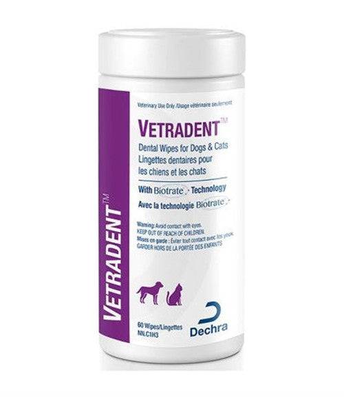 Vetradent Dental Wipes for Dogs & Cats 60 Wipes – Fine Pet Health