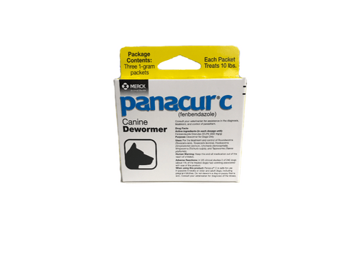 Panacur C Dewormer for Dogs (3 Packets) 1 Gram – Fine PetHealth ...