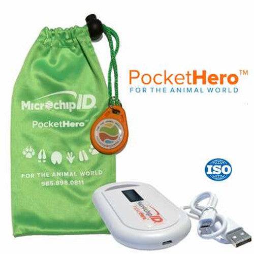 Pocket Hero Handheld ISO Microchip Reader Green – Fine PetHealth ...