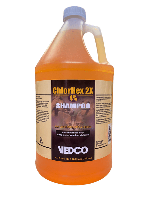 Vedco ChlorHex 2X - 4% Shampoo for Pets Gallon – Fine Pet Health
