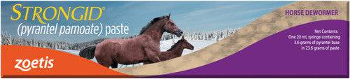 Strongid Paste (Pyrantel Pamoate) Dewormer for Horses 20 mL – Fine ...